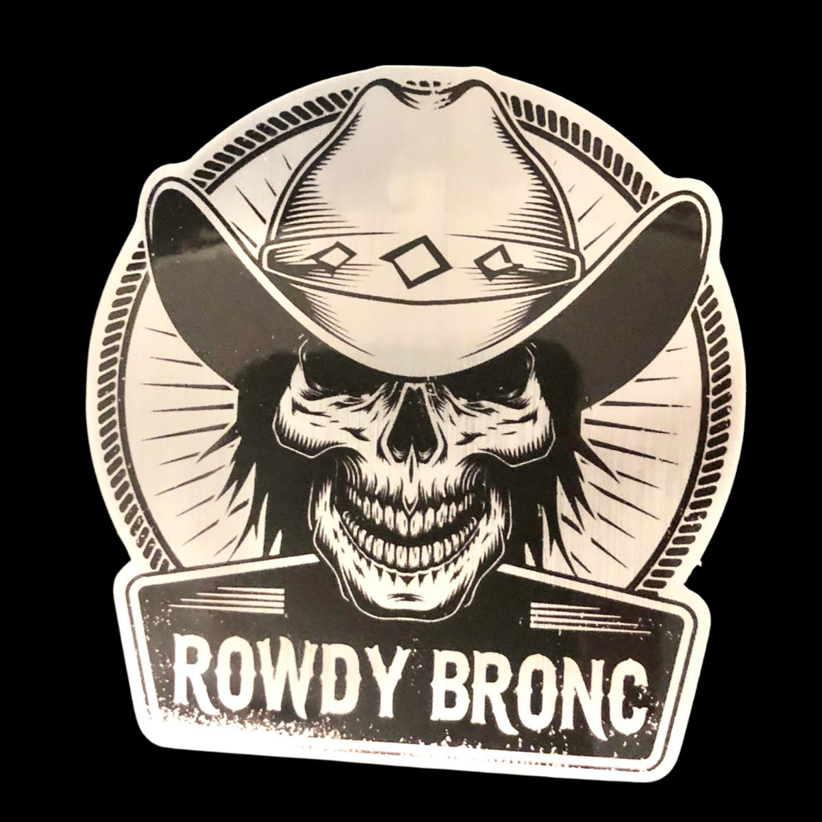 Rowdy Bronc Sticker